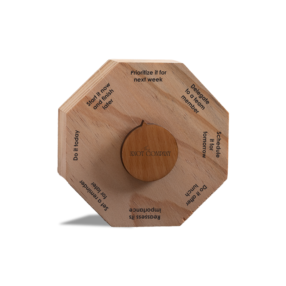 Wooden Task List Spinner